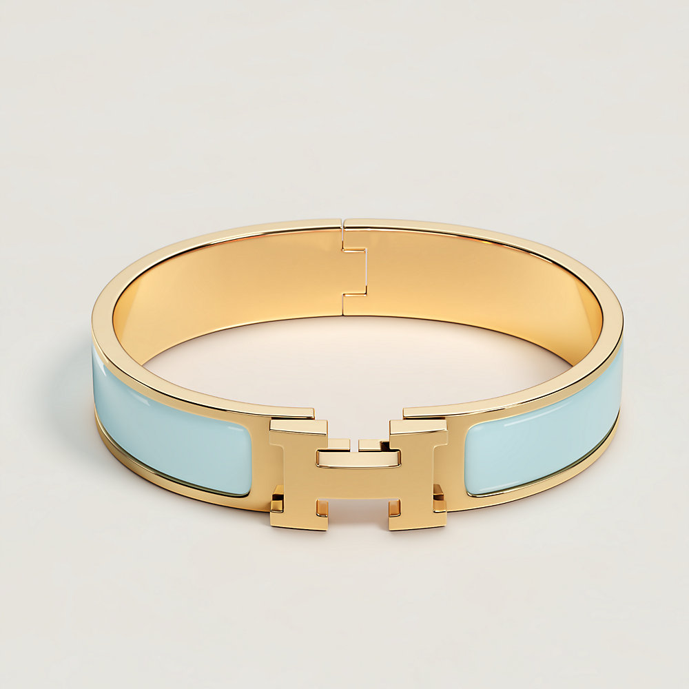 Clic H bracelet - Blue | Hermès Malaysia